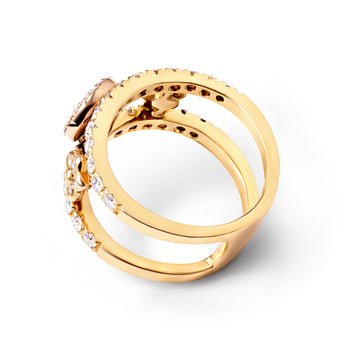 Double Decker Eye Ring – AB CORP