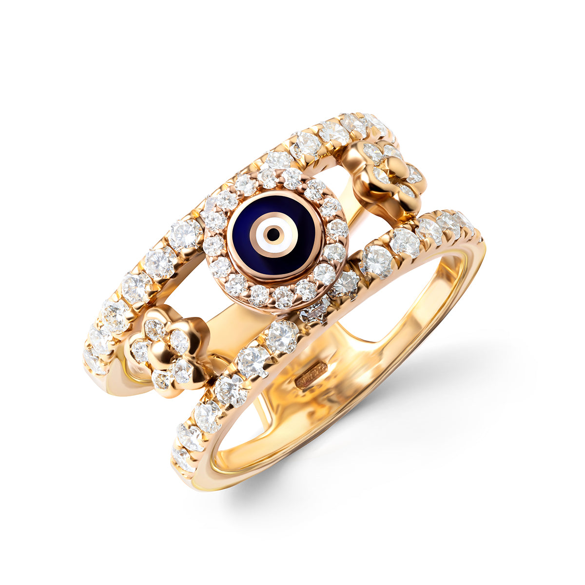 Double Decker Eye Ring – AB CORP