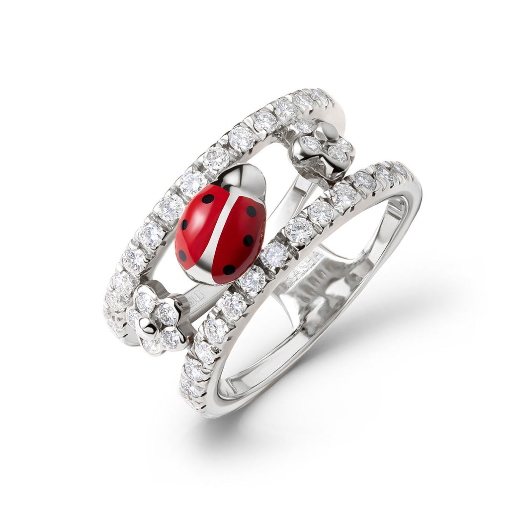 Double Decker Ladybug Ring – AB CORP