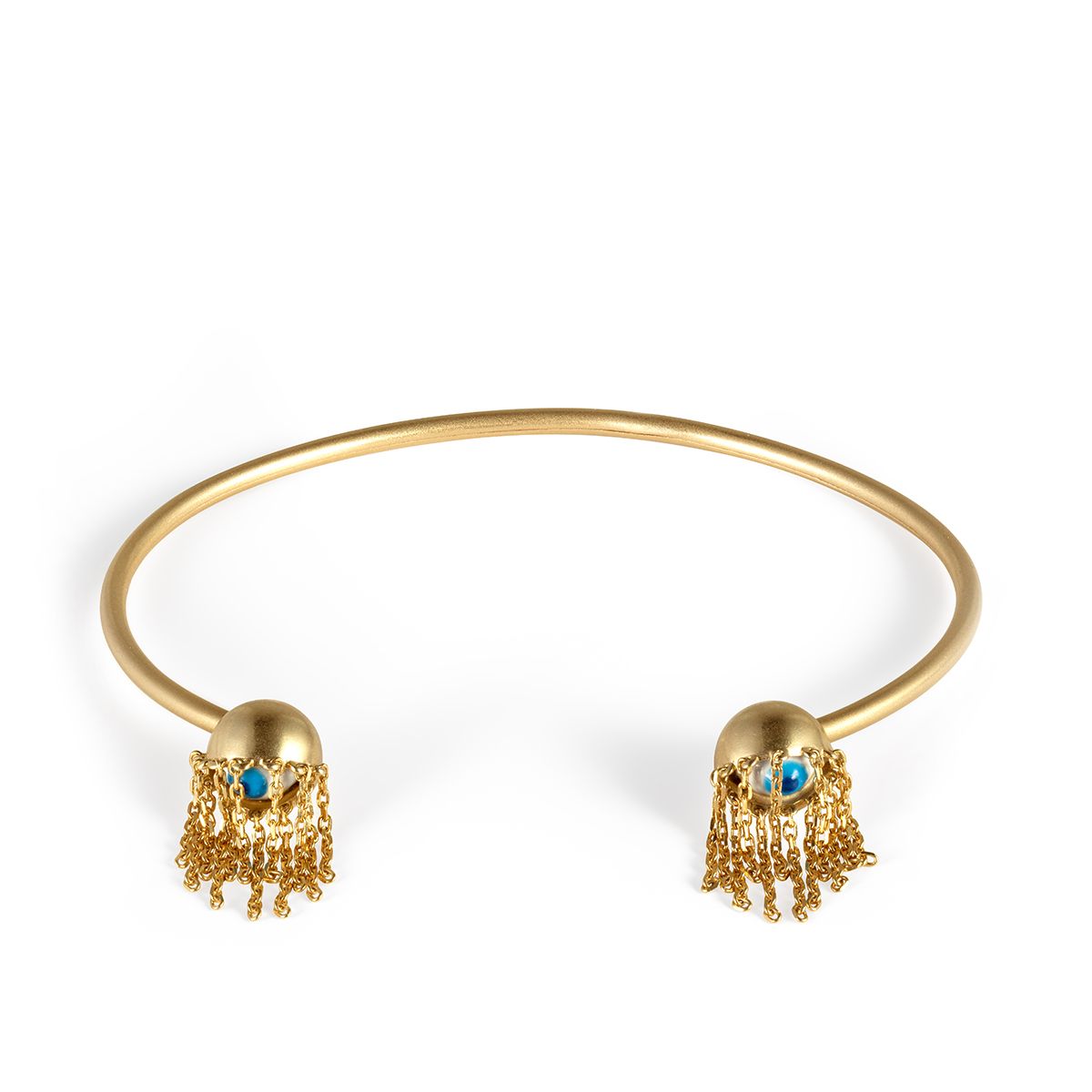Aaron Basha Shoosha Fringe Eye Cuff 4 6 Week Delivery